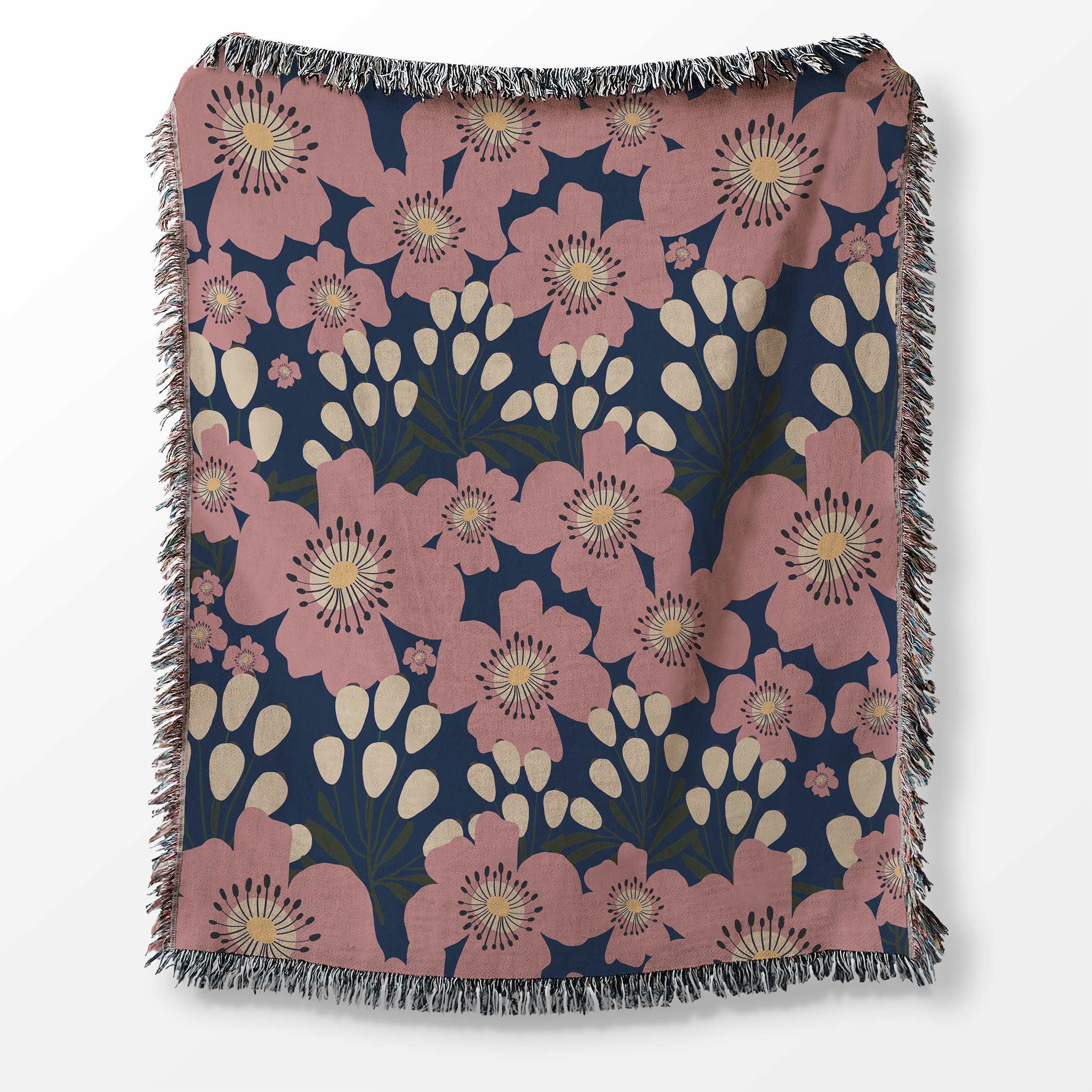 Wildflowers Woven Throw Blanket – Cassia Clover